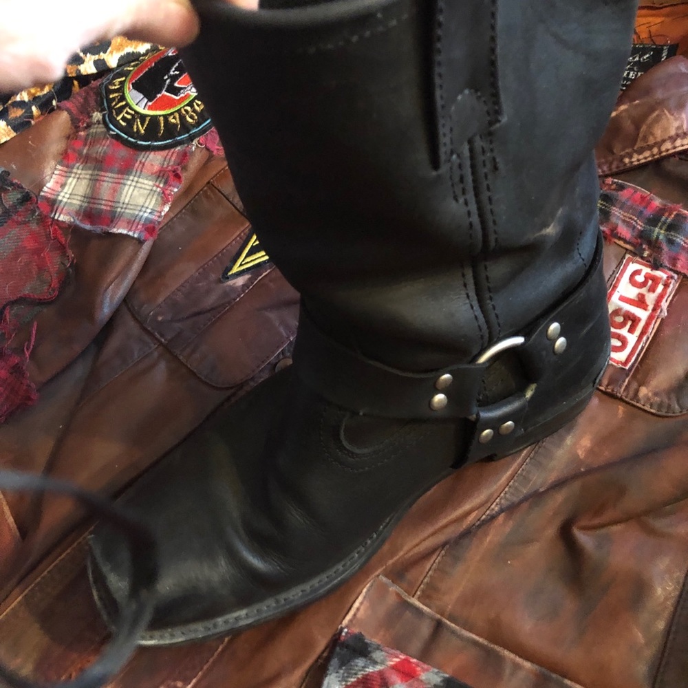 Men’s Al Leather Biker/Punk Rock Boot - Gem